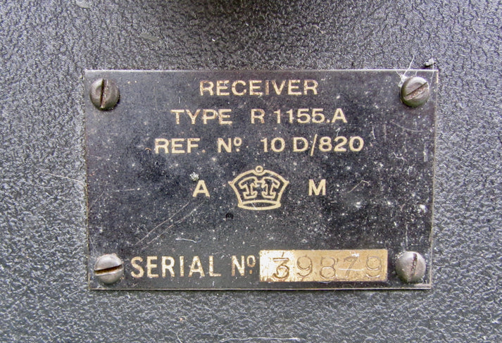 WW2 R1155A RAF Receiver 10D/820 As Used In The Lancaster And Halifax ...
