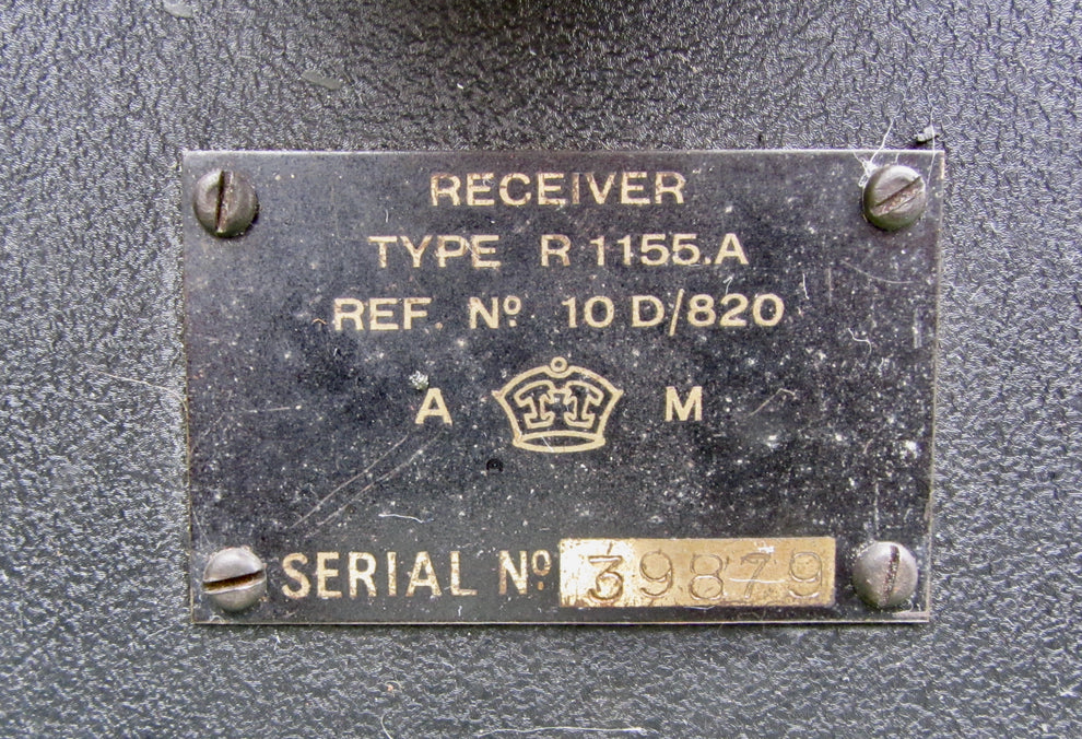 WW2 R1155A RAF Receiver 10D/820 As Used In The Lancaster And Halifax ...