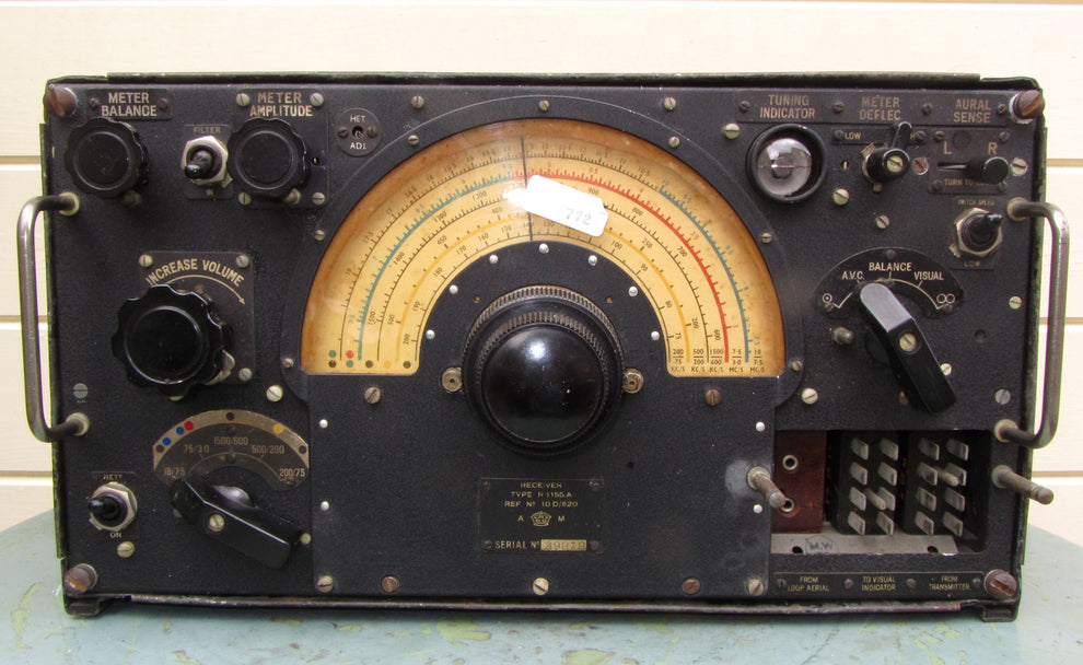 WW2 R1155A RAF Receiver 10D/820 As Used In The Lancaster And Halifax ...