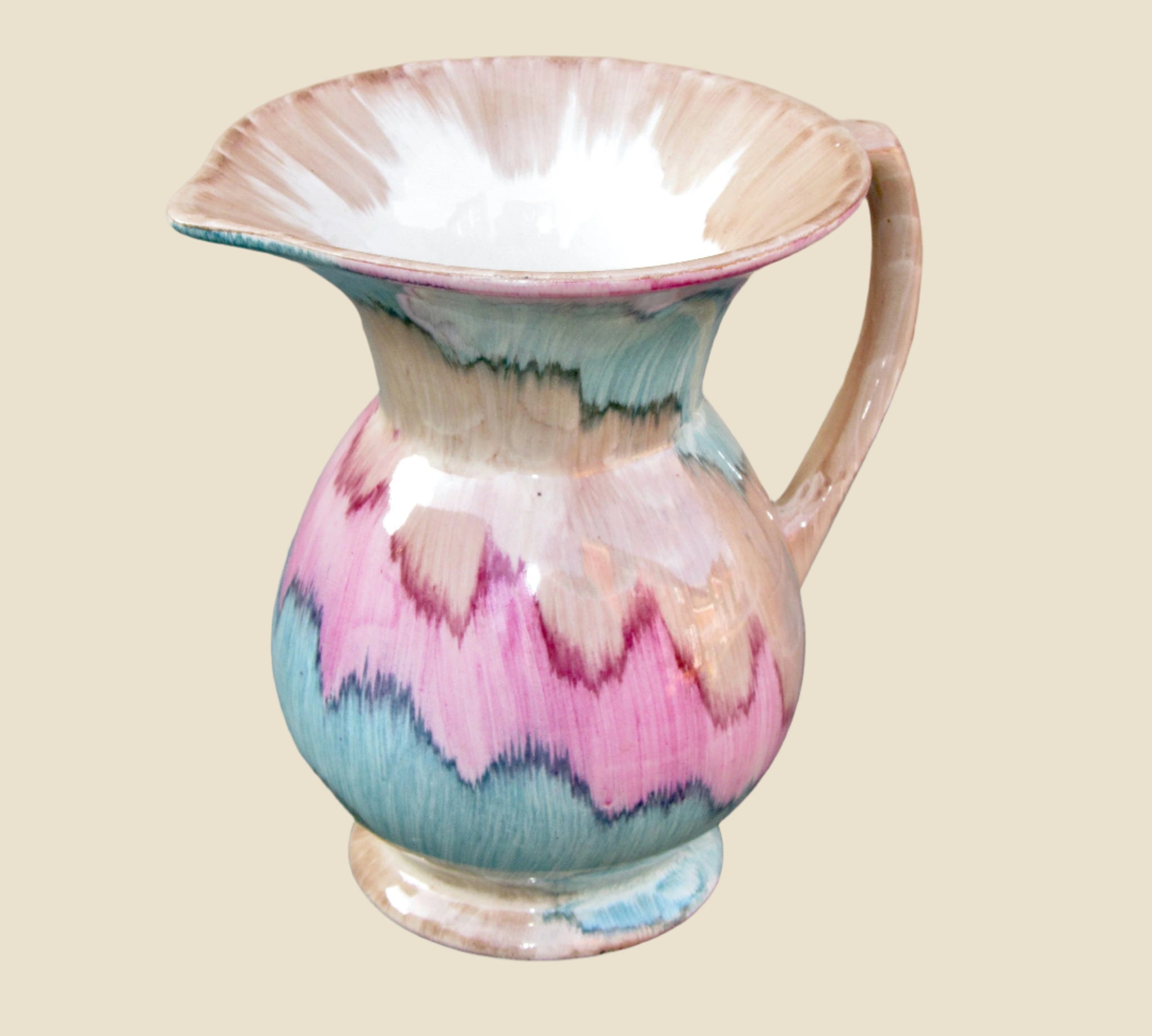 1930s Beswick Pottery Wide Neck Jug/Pitcher Pattern 8094 260/3 In Past ...