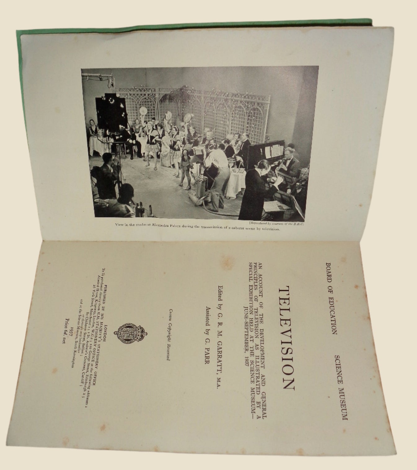 Original 1937 Television Booklet Produced For A Science Museum Exhibit ...