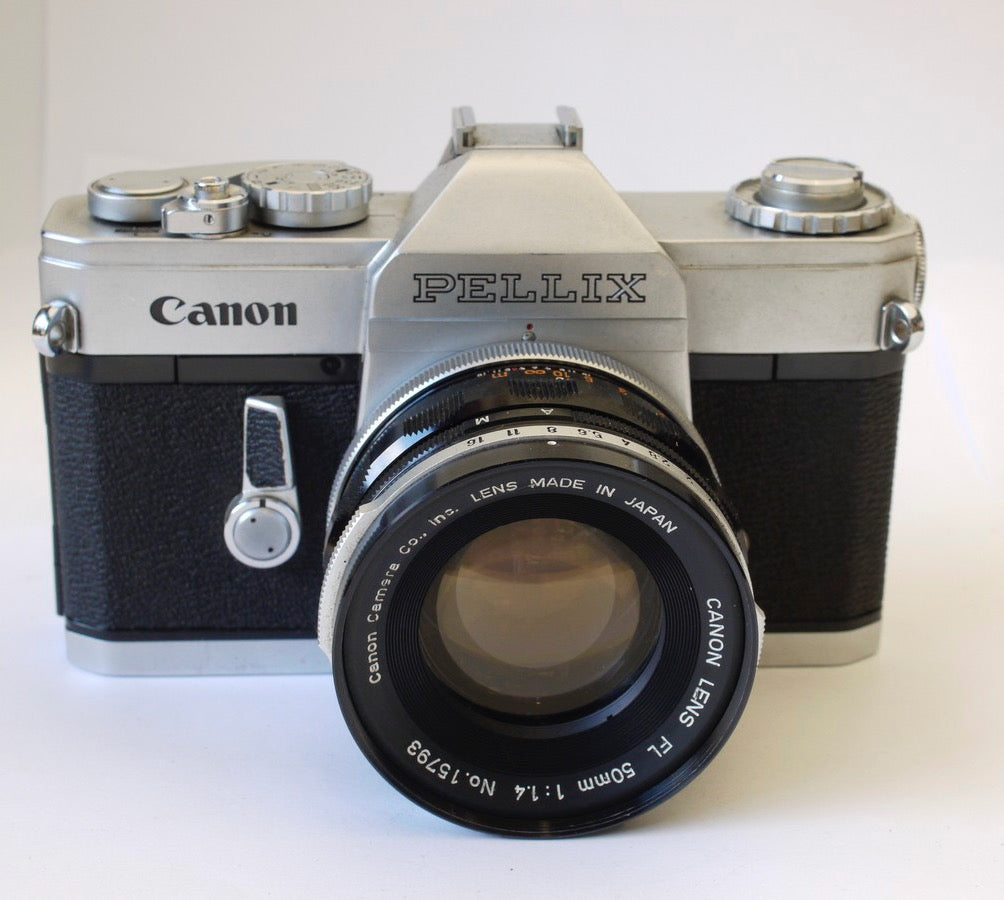 1960s Canon Pellix 35mm SLR Camera No.113691 With 50mm 1:1.4 Lens And ...