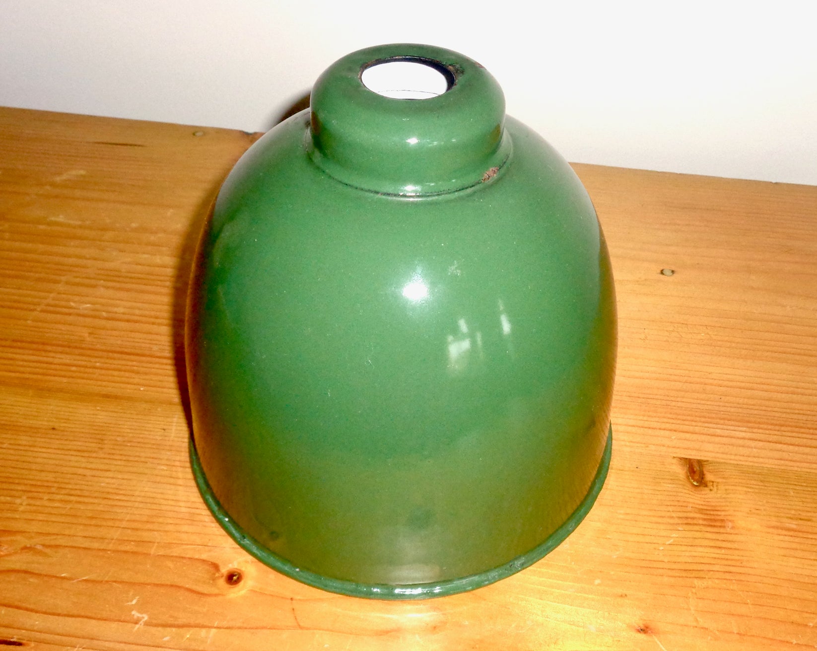 Vintage Green Enamel Industrial Steel Desk Lamp Shade – Mullard ...