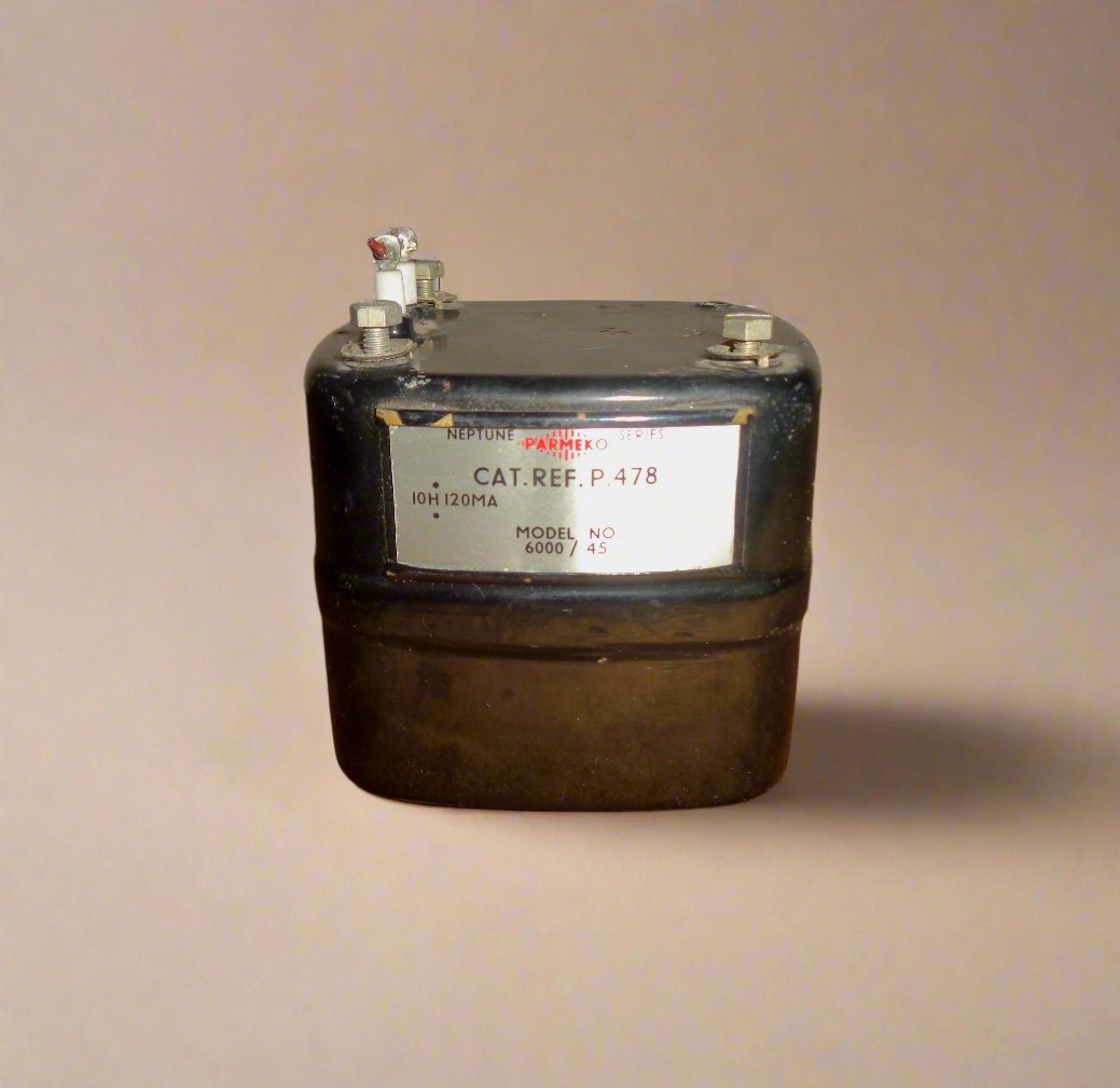 Vintage Parmeko Neptune Oil Filled Choke Model 6000/45 10H @120mA ...