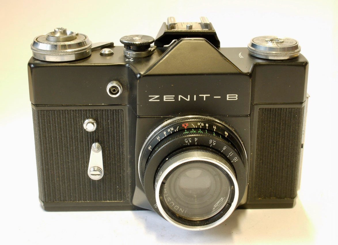 Vintage Zenit B 35mm SLR Film Camera With Industar 50-2 f3.5/50 Lens a ...