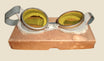 WW2 British Military MT Goggles With Yellow Tinted Round Lenses ...