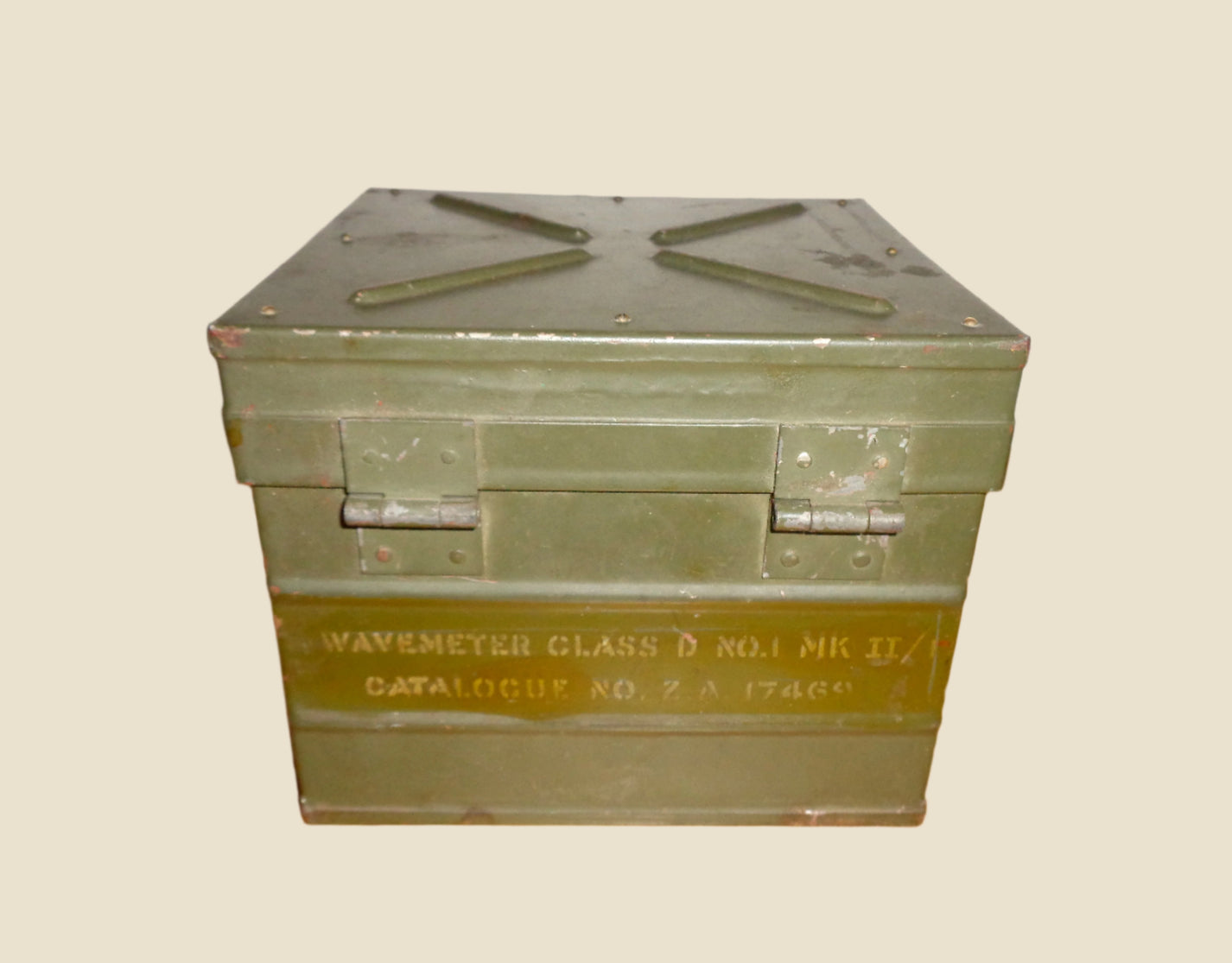 WW2 Military Transit Case Originally For A Wavemeter Class D No.1 MkII ...