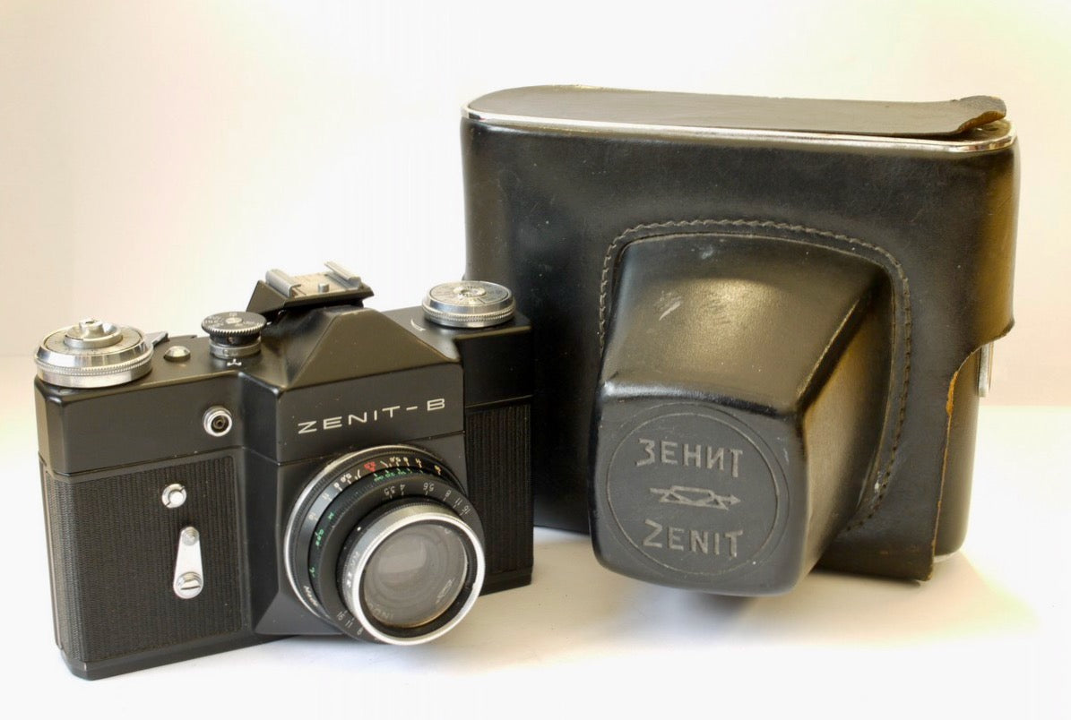 Vintage Zenit B 35mm SLR Film Camera With Industar 50-2 f3.5/50 Lens a ...